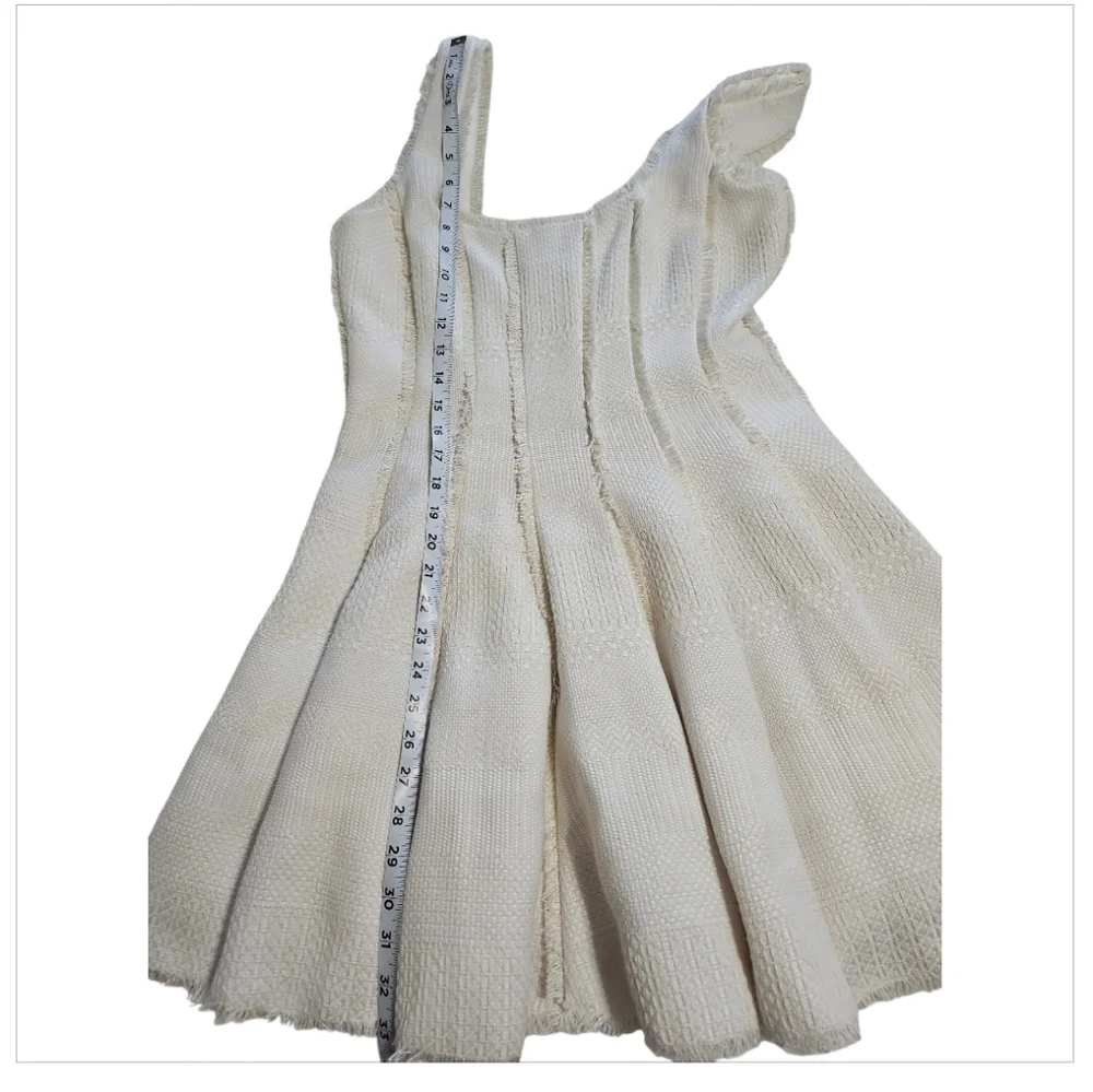 ANTONIO MELANI | Dresses | Antonio Melani Jemma Ivory Tweed Square Neck ...